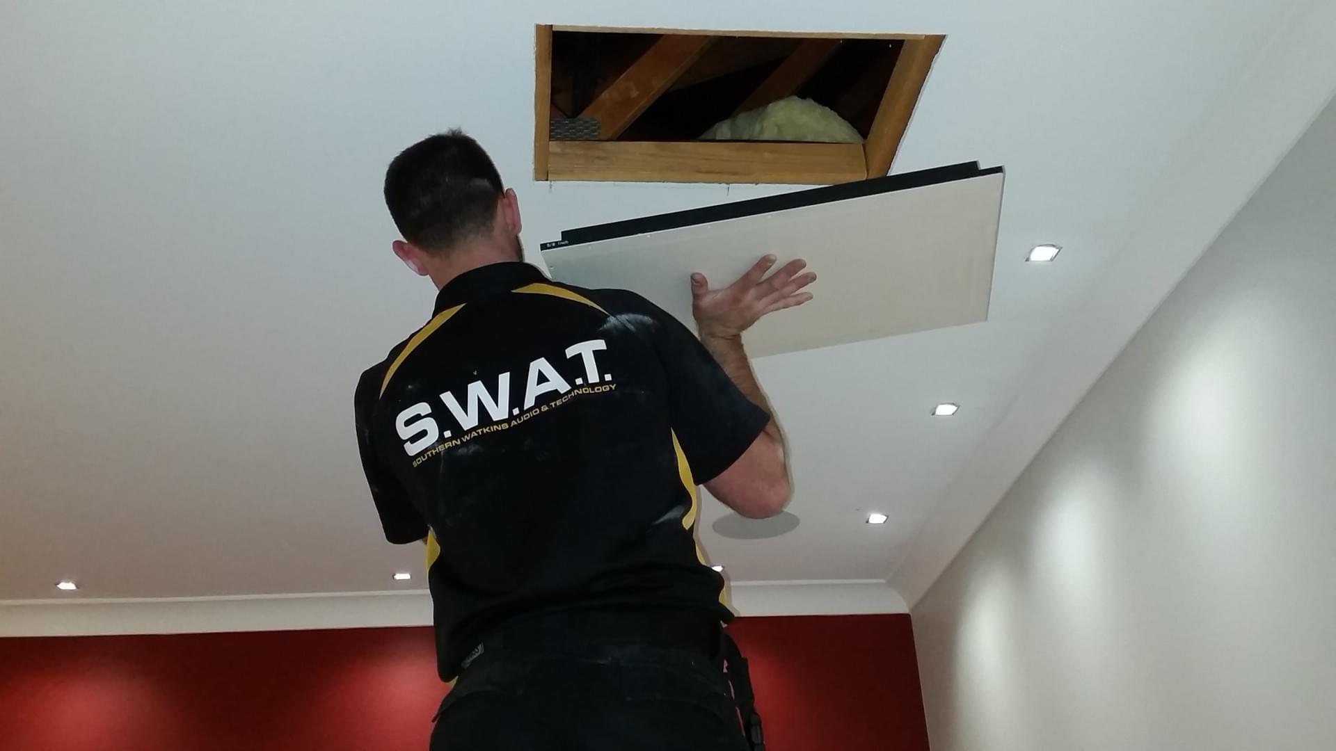 Invisible Speaker Installation - Swat Systems