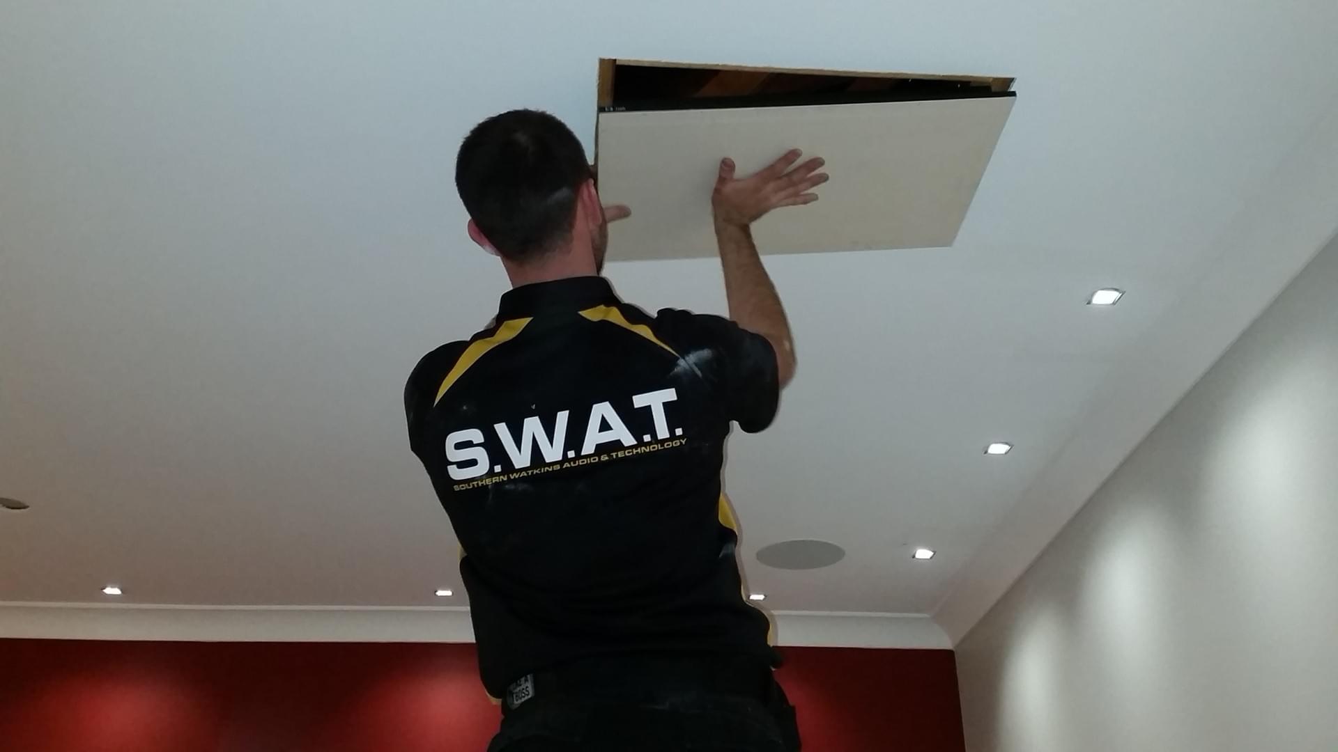Invisible Speaker Installation - Swat Systems