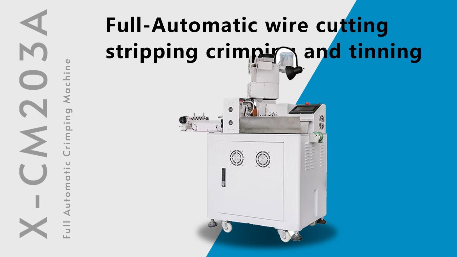 X-CM104D Automatic RJ45 ethernet cable crimping machine