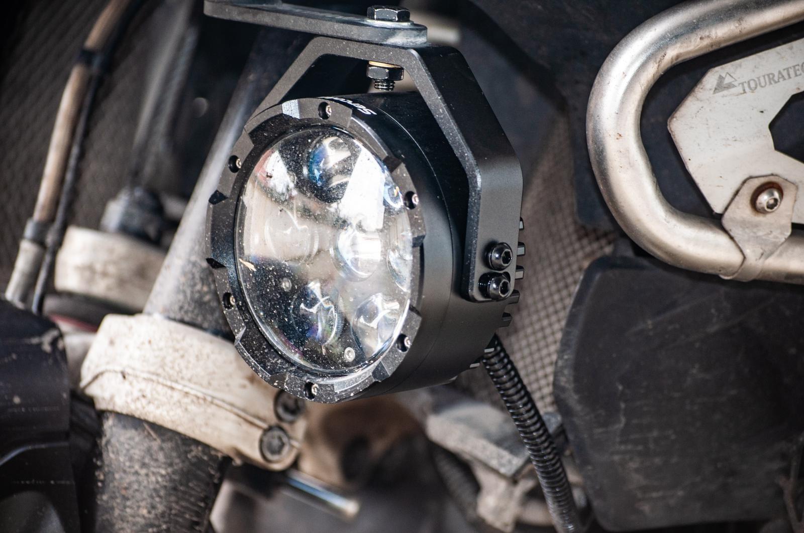 SercoMoto S7U ultra auxiliary lights for ADV motorcycle