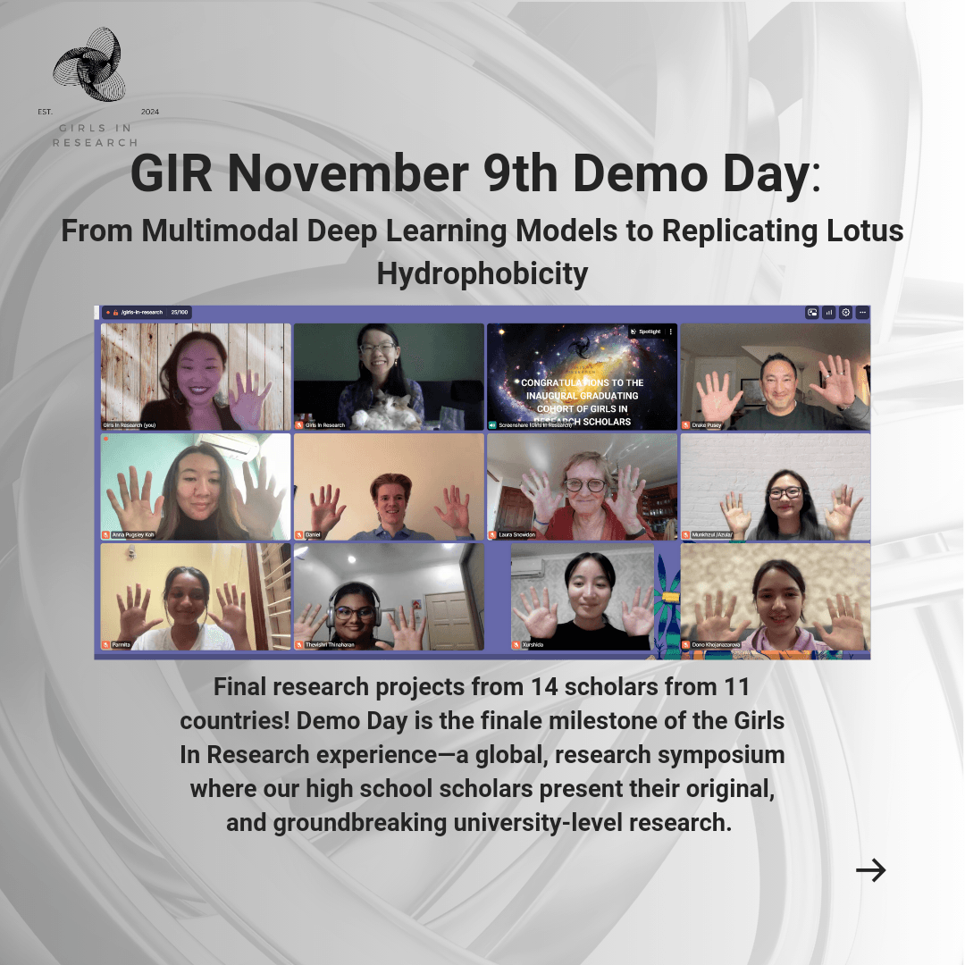 Demo Day - Girls In Research