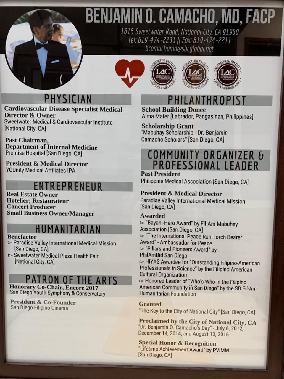 PHOTO GALLERY - Dr. Benjamin Camacho Site