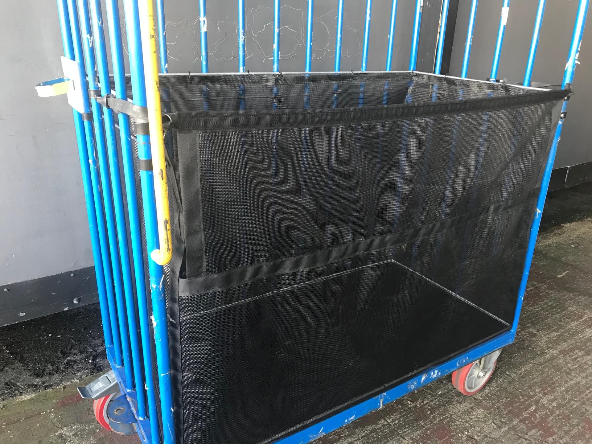 Roll Cage Trolley Container Nets | Trolley Storage Nets | Cage Trolley ...