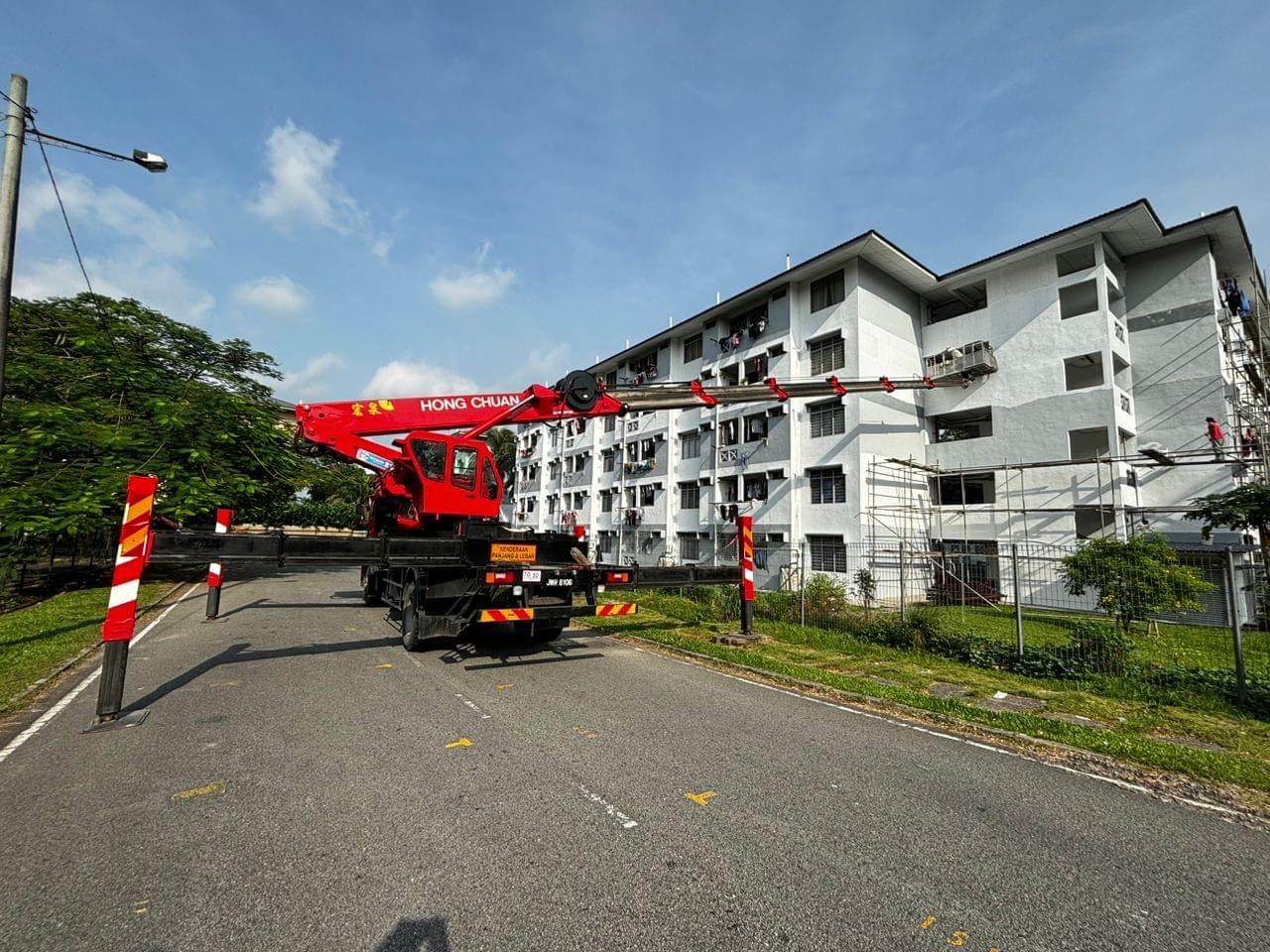 OUR WORKS - Hong Chuan Skylift & Crane Sdn Bhd - Skylift Rental Services