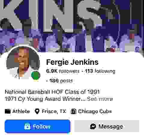 Official Website of Hall of Famer Fergie Jenkins